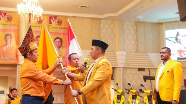 Darma Putra Rangkuti Dilantik Jadi Ketua MKGR Sumut, Ini Program ...