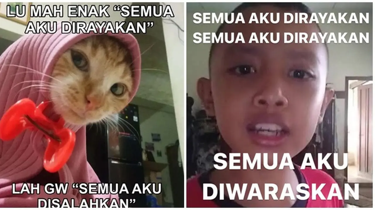 6 Meme 'Semua Aku Dirayakan' Ini Bikin Senyum Tipis, Tak Semua ...