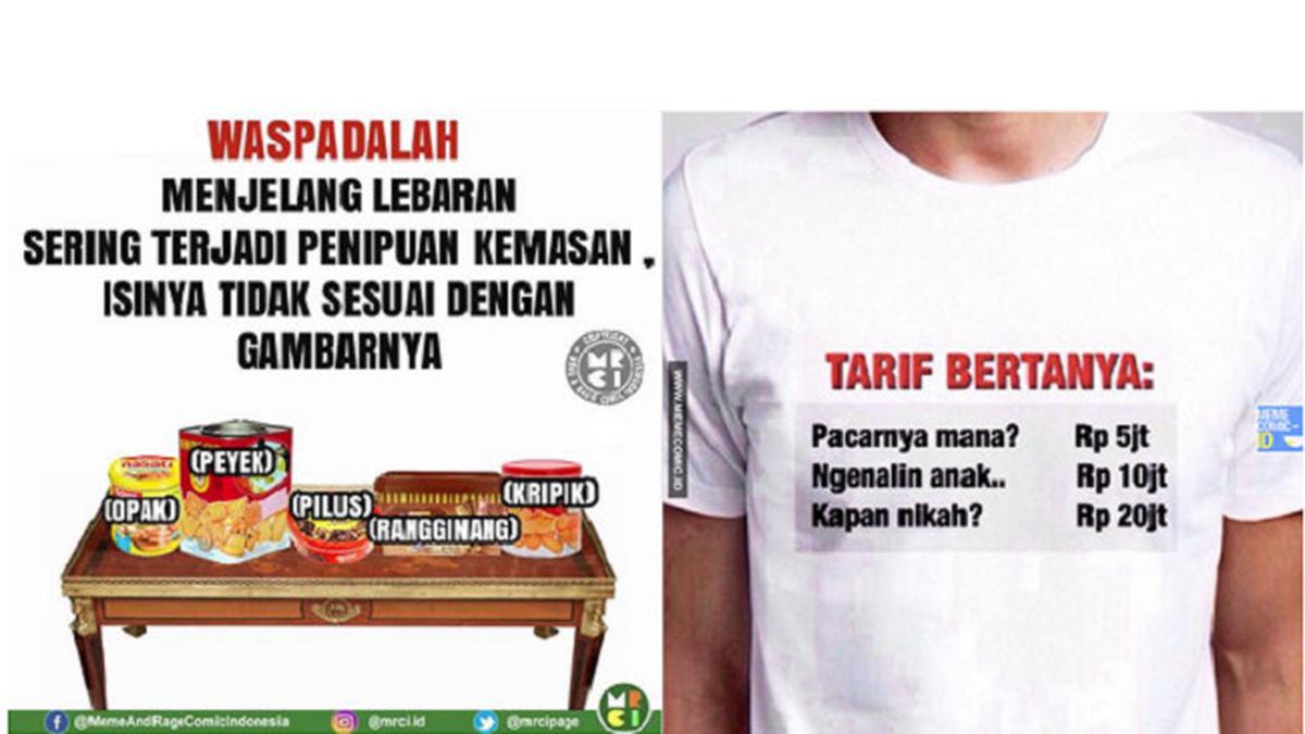11 Meme Lebaran Idul Fitri, Lucu dan Haru Jadi Satu