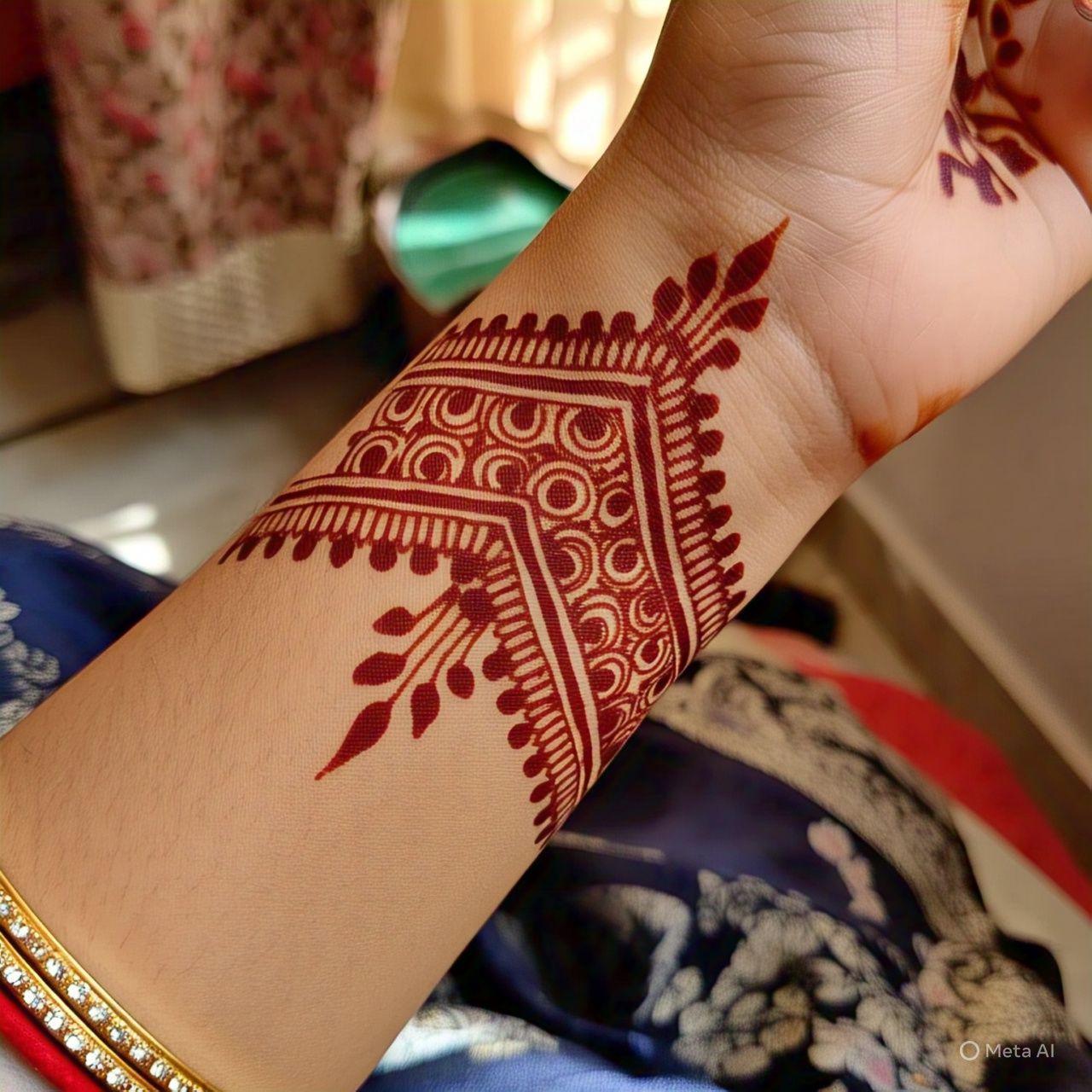 15 Desain Henna Simple dan Penuh Makna, Mudah Dibuat dan Memukau