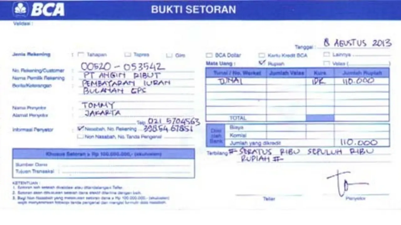 5 Contoh Kwitansi Berdasarkan Jenisnya, Ini Fungsi dan Komponen yang ...