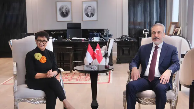 75 Tahun Hubungan Bilateral RI-Turki, Menlu Retno Dorong Finalisasi CEPA hingga Pengembangan ...