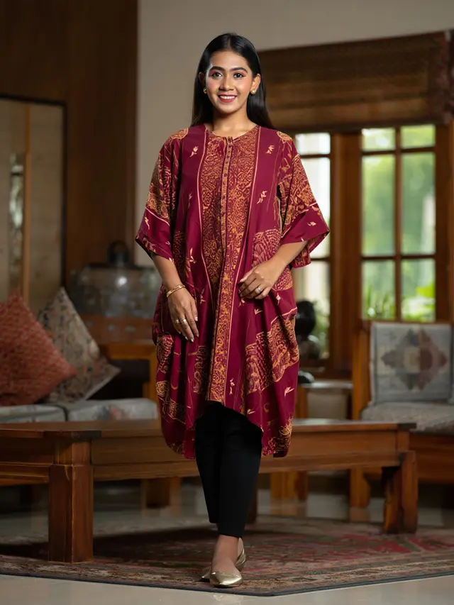 10 Model Dress Batik Orang Tua Wanita, Anggun dan Cocok untuk Segala Acara