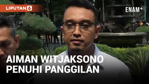 VIDEO: Aiman Witjaksono Penuhi Panggilan Penyidik | Enamplus