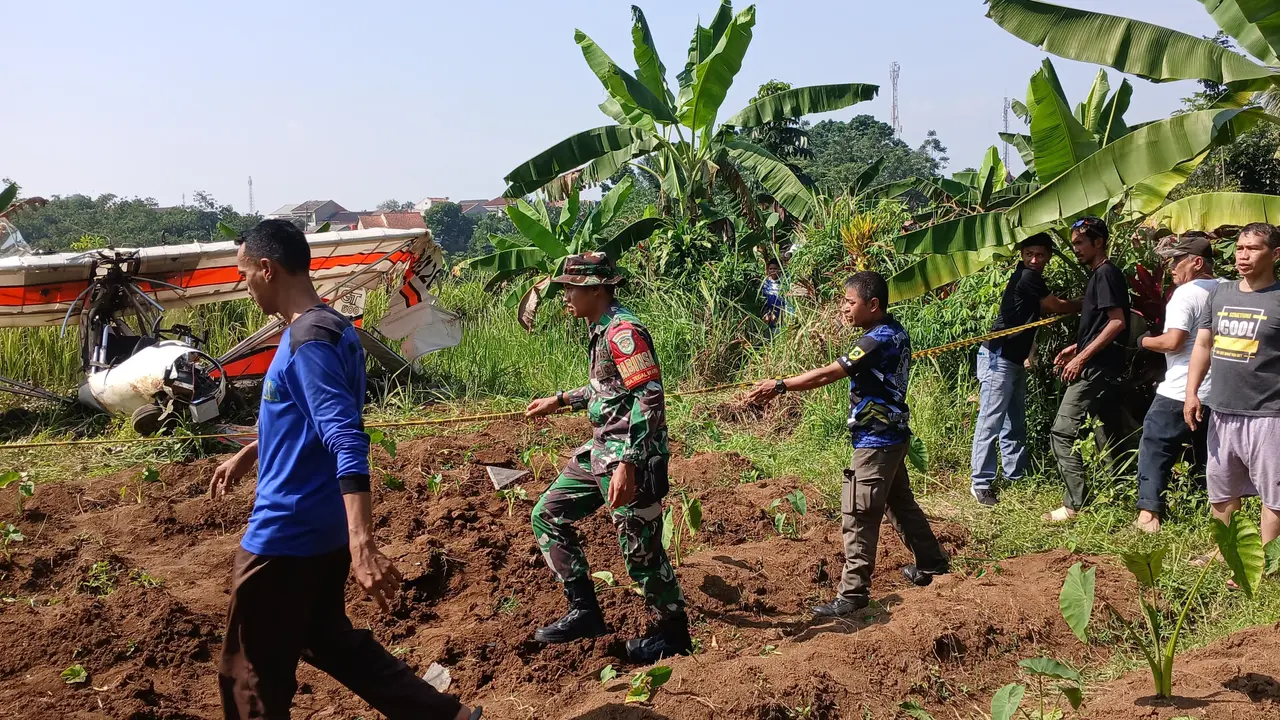Ini Spesifikasi Pesawat yang Jatuh di Area Pemakaman Ciampea Bogor ...