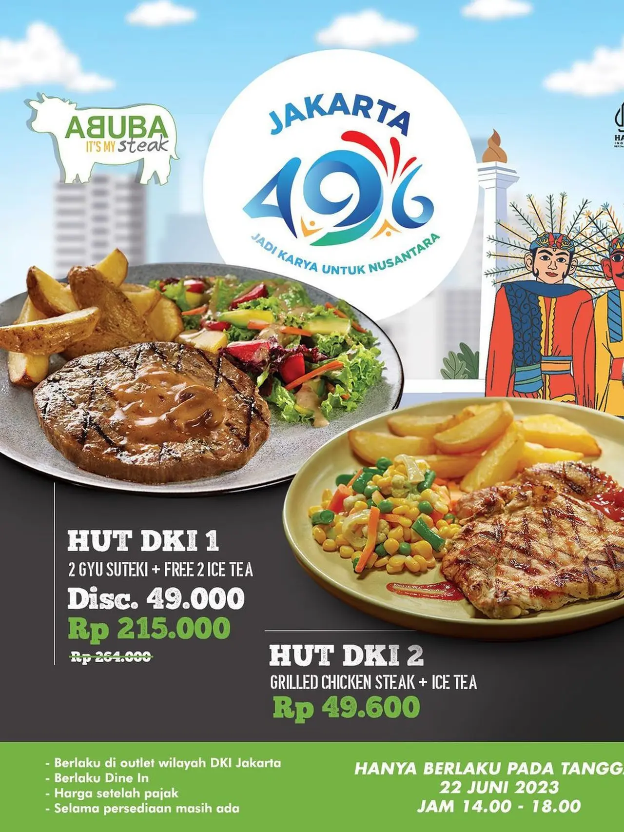 Daftar 12 Restoran yang Sebar Diskon di Hari Ulang Tahun Jakarta, Bisa ...