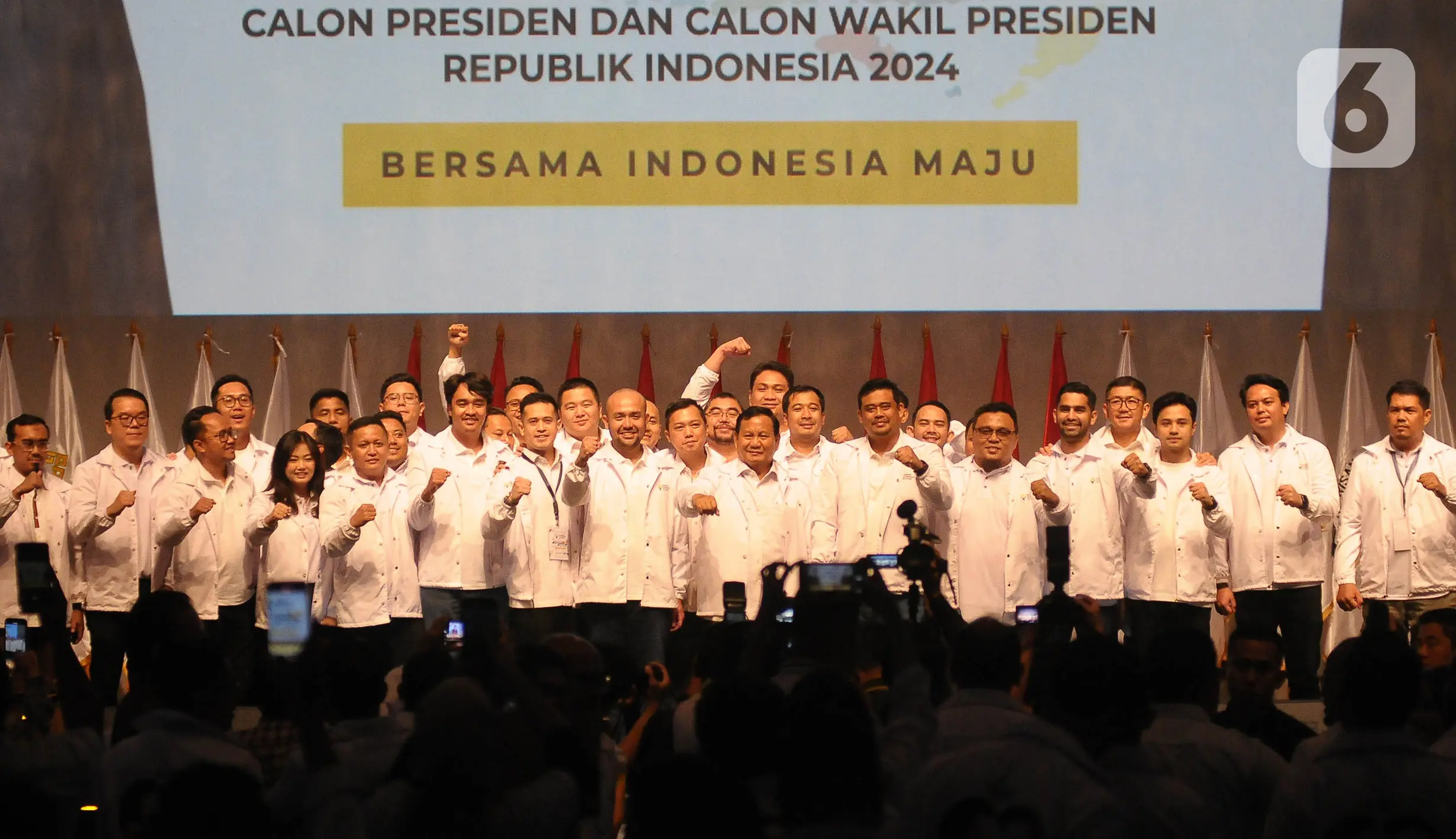 Barisan Pengusaha Pejuang Deklarasi Dukung Prabowo-Gibran - Foto Liputan6.com