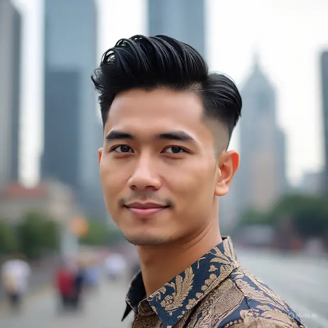 9 Model Rambut Pria Muka Bulat Terbaik 2025, Dijamin Lebih Proporsional ...