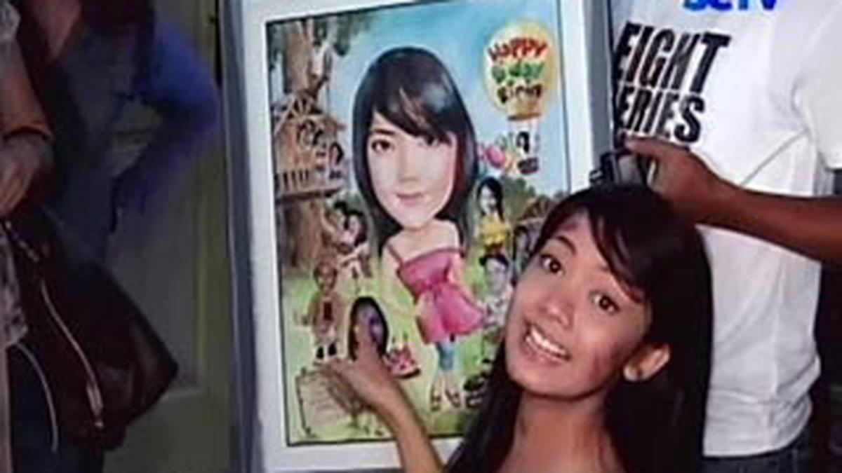 Karikatur Unik di Ultah Ririn - ShowBiz Liputan6.com