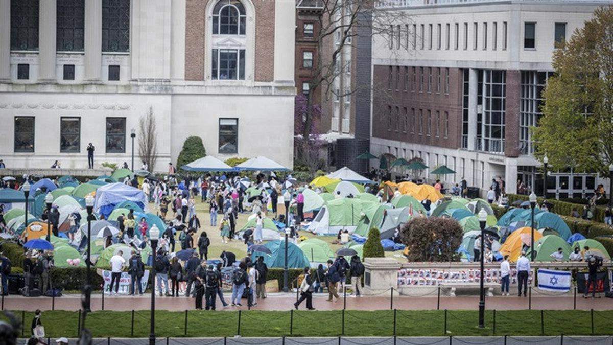 Demo Pro-Palestina di Kampus-kampus AS: Columbia University Mulai ...