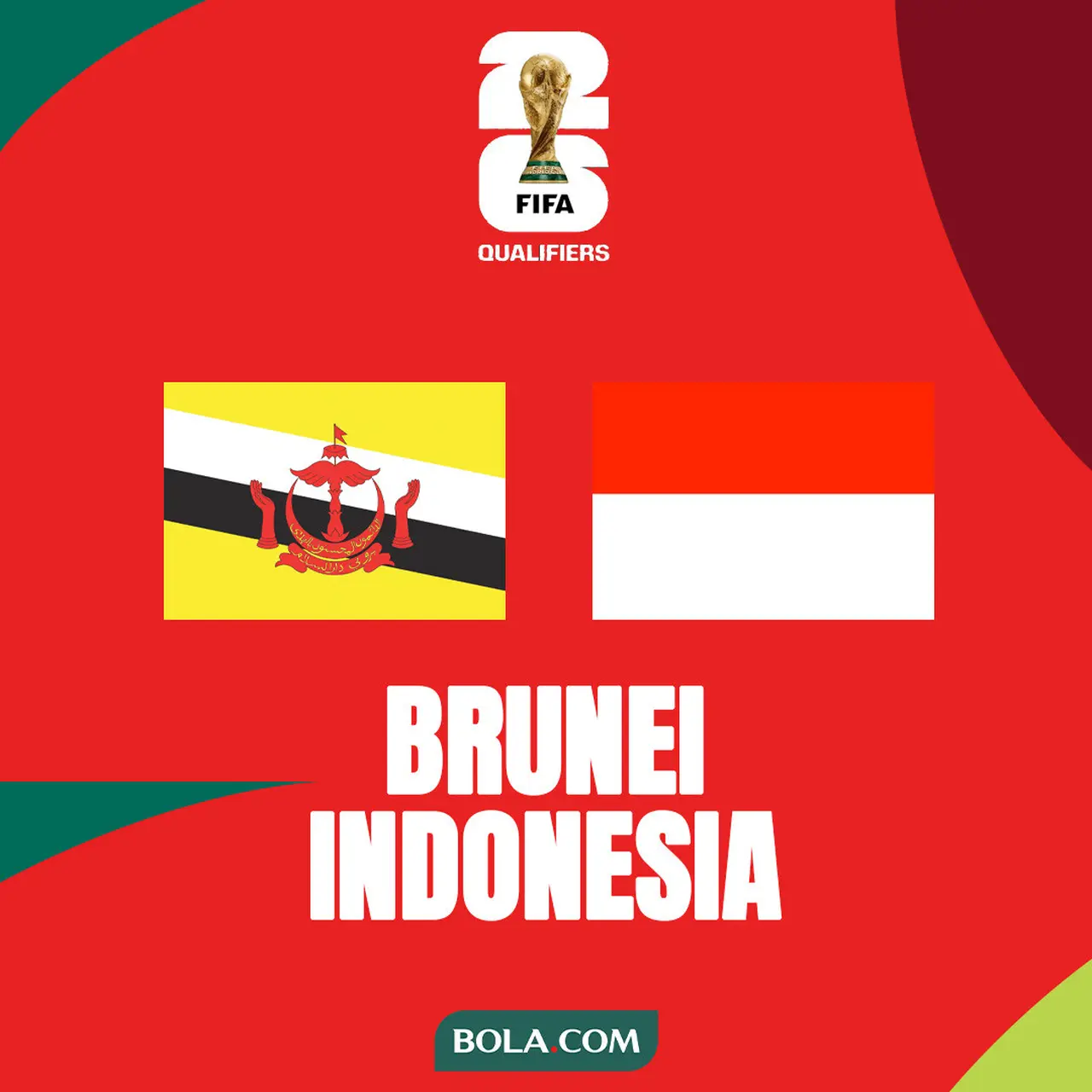 Link Live Streaming Leg 2 Kualifikasi Piala Dunia 2026 Brunei Vs