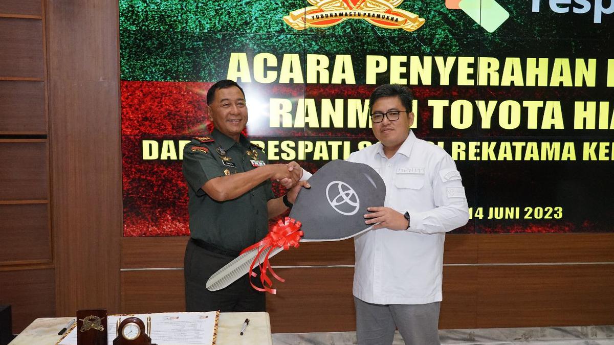 Pussenif TNI AD Terima Hibah 1 Ranmin dari Respati - News Liputan6.com