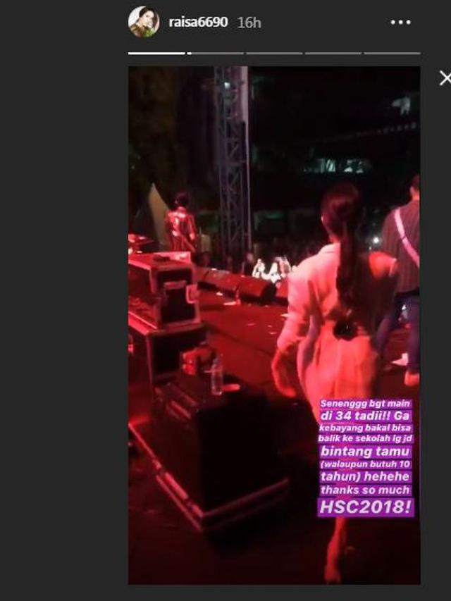 Dulu Belajar, Kini Raisa Kembali ke Sekolahnya Sebagai Penyanyi Besar