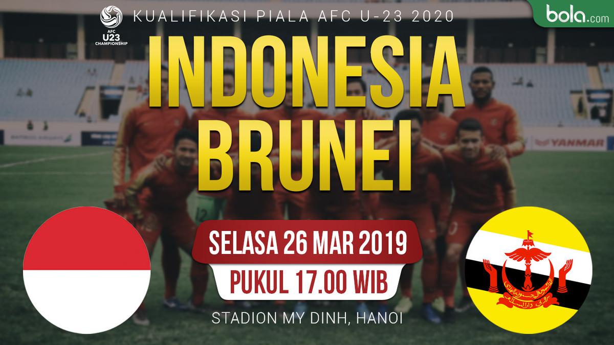 Live Streaming Kualifikasi Piala AFC U-23 di RCTI: Timnas Indonesia U-23 Vs Brunei - Indonesia ...