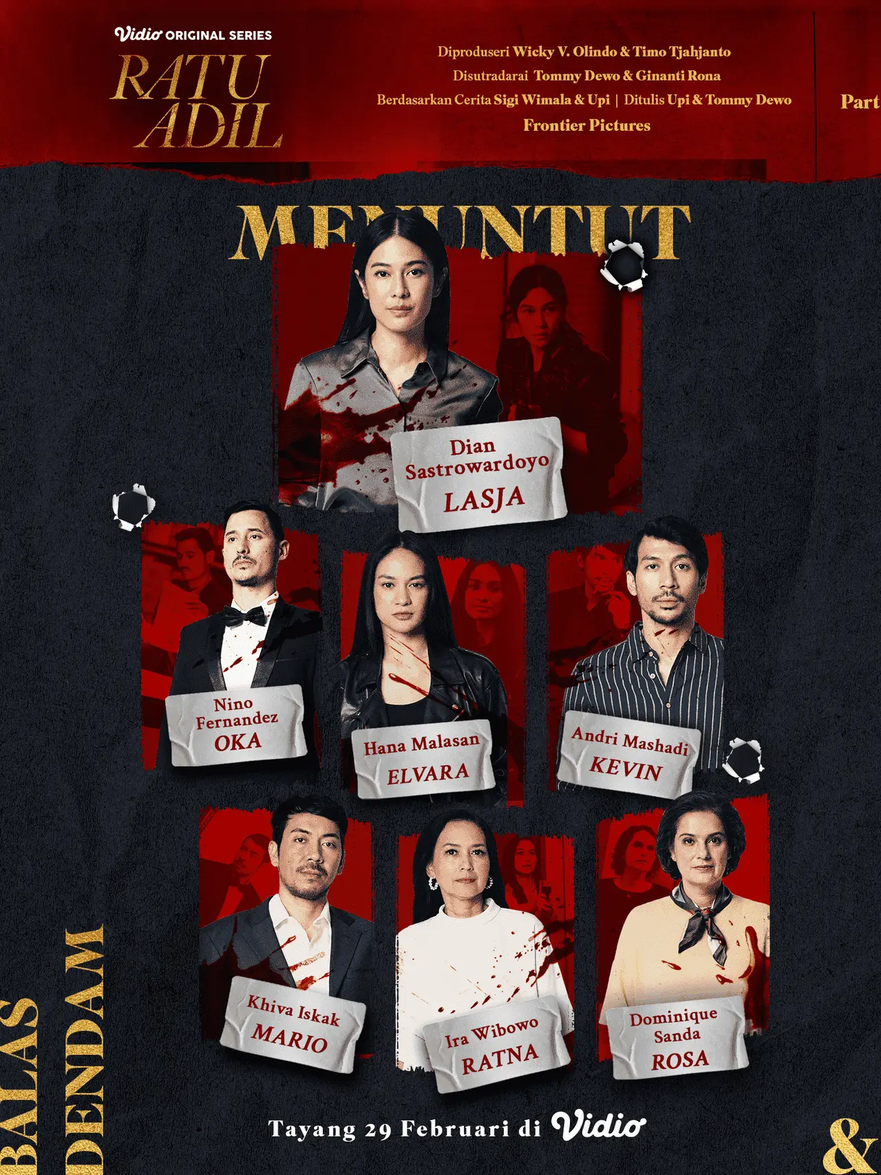 Vidio Rilis Poster Pertama Ratu Adil, yang Dibintangi oleh Dian ...