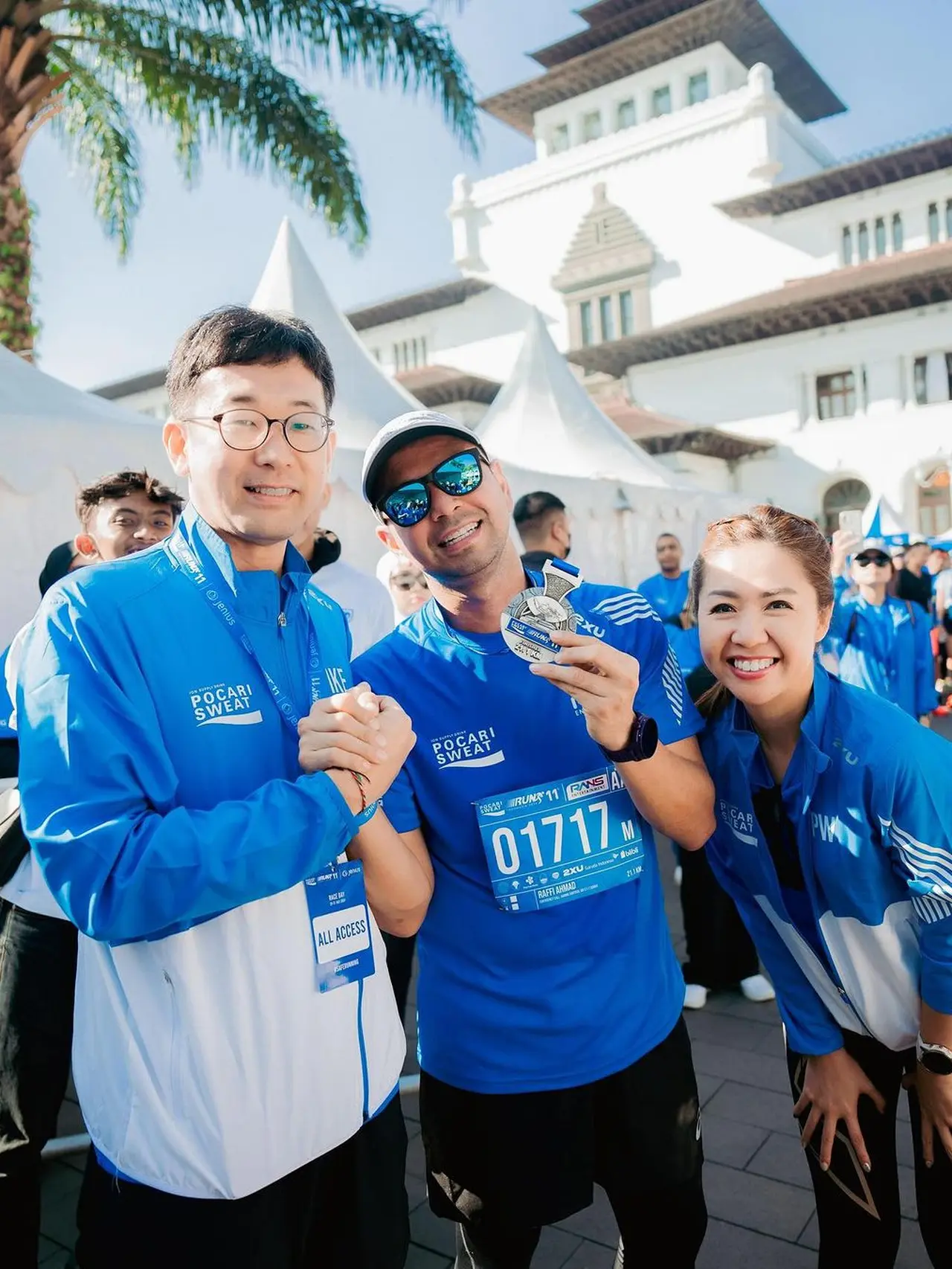 Potret Hangat Raffi Ahmad - Nagita Slavina Ikut Ajang Lari: Couple Run ...