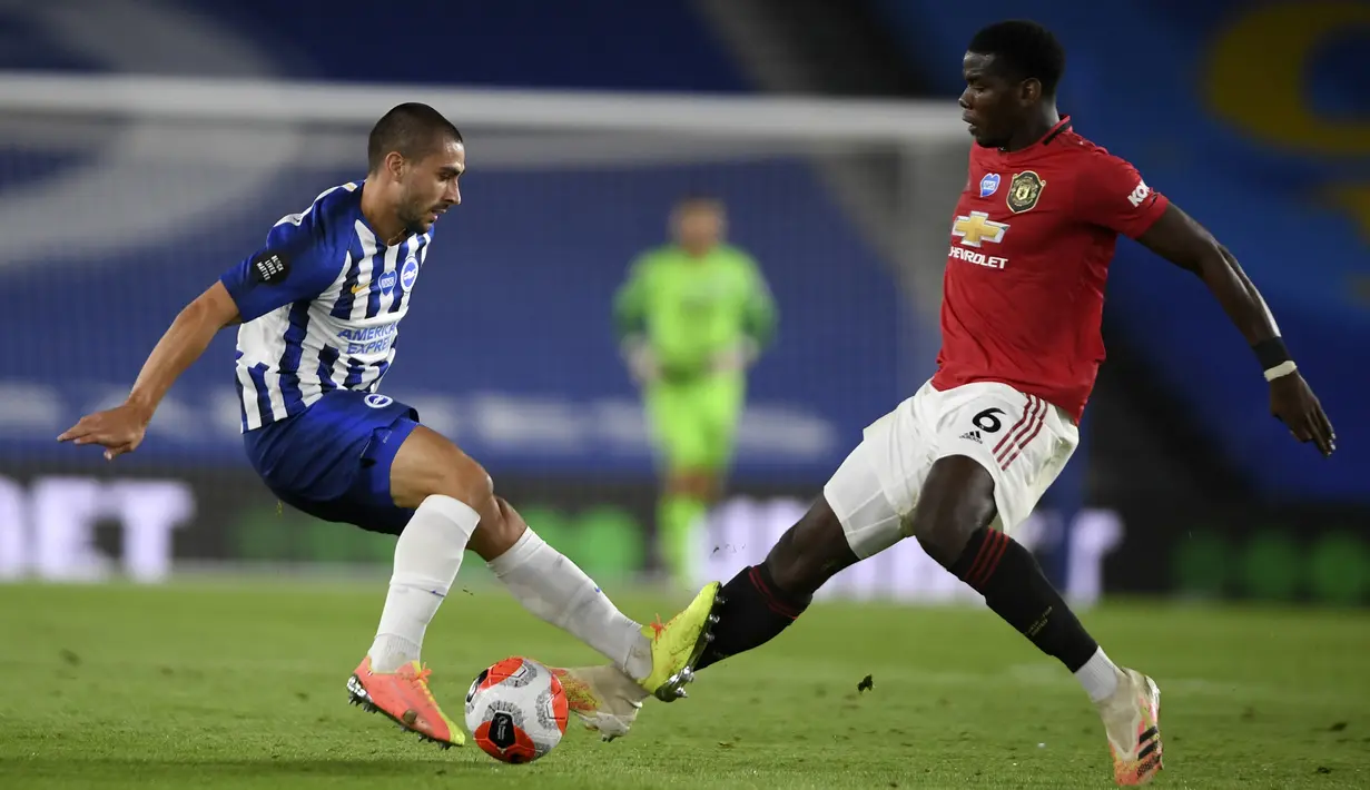 FOTO: MU Hajar Brighton, Bruno Fernandes Cetak 2 Gol - Foto Liputan6.com