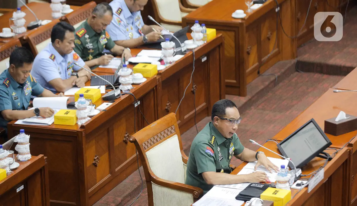 Uji Kelayakan dan Kepatutan Calon Panglima TNI Jenderal Agus Subiyanto - Foto Liputan6.com