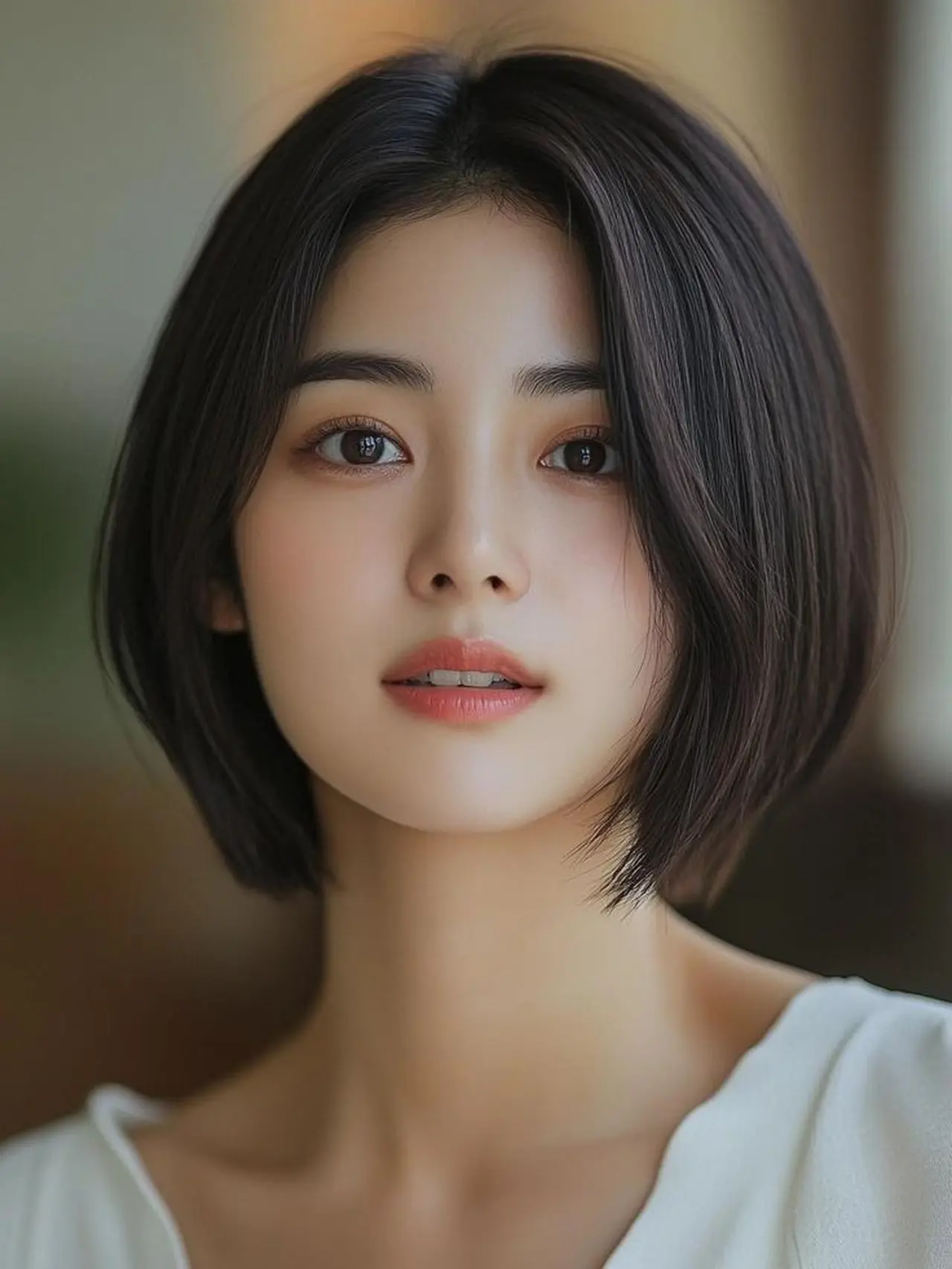 Tampil Simpel dan Stylish dengan Gaya Rambut Pendek ala Perempuan Korea Ini, Menarik Dicoba ...