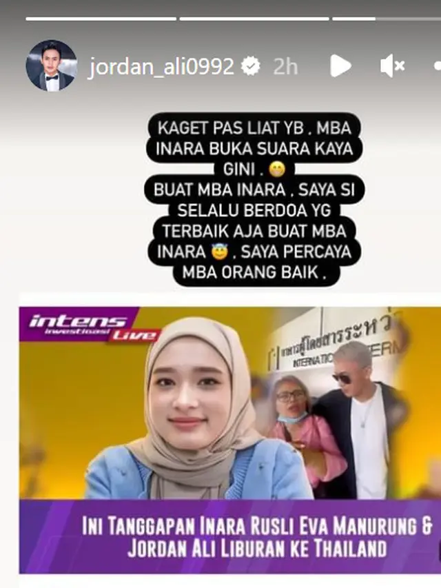 Inara Rusli Berkomentar Soal Eva Manurung Jalan-jalan ke Thailand ...