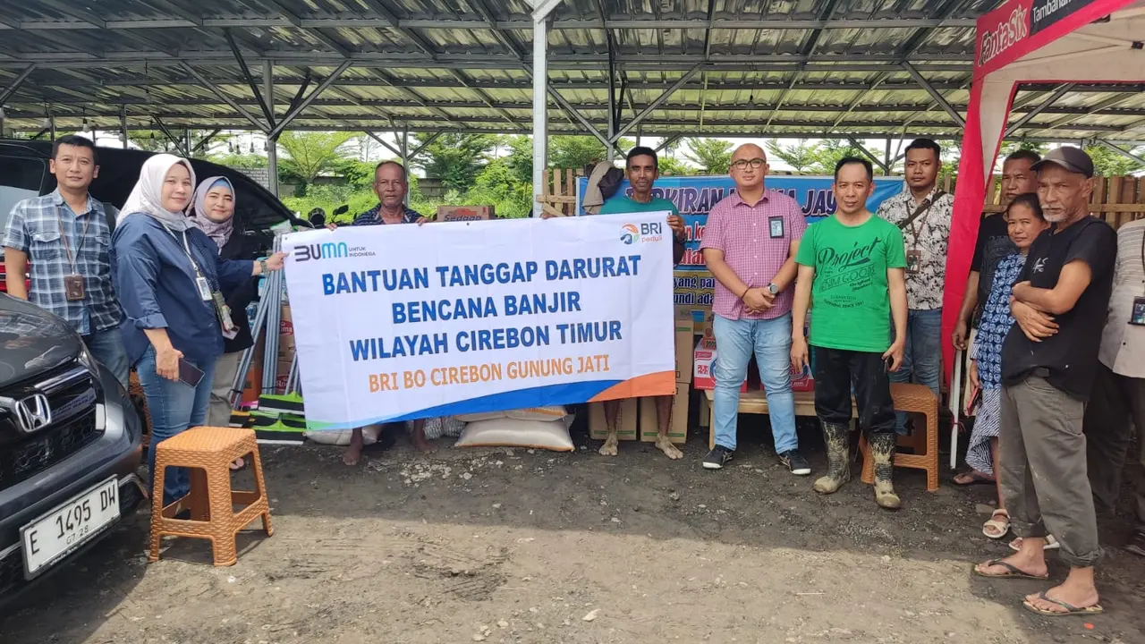 BRI Peduli Berikan Bantuan Tanggap Bencana Banjir di Pesisir Selatan dan Cirebon - News Liputan6.com
