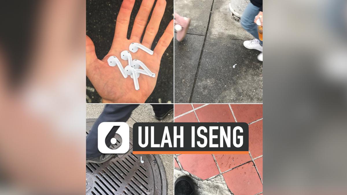 VIDEO: Banyak Pengguna Jalan Kena Prank 'Sticker Airpods' - Hot ...