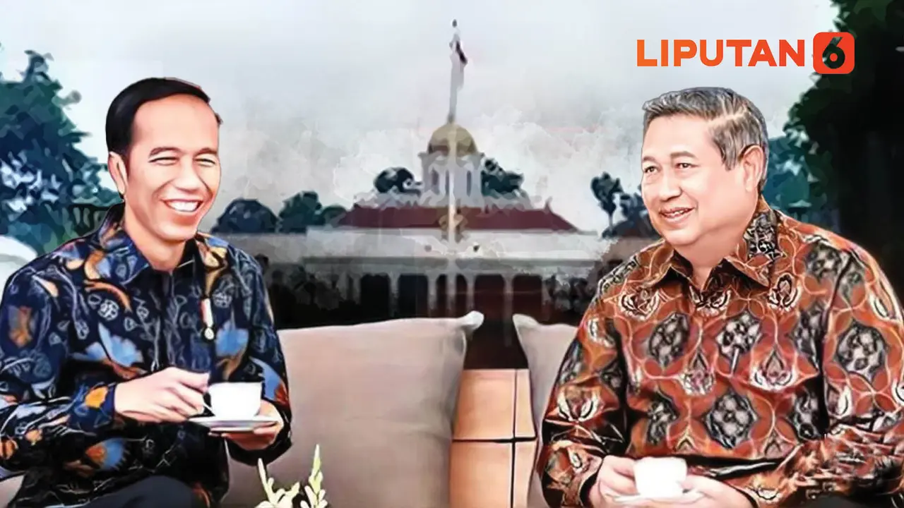Infografis Pertemuan SBY-Jokowi di Istana Bogor - News Liputan6.com