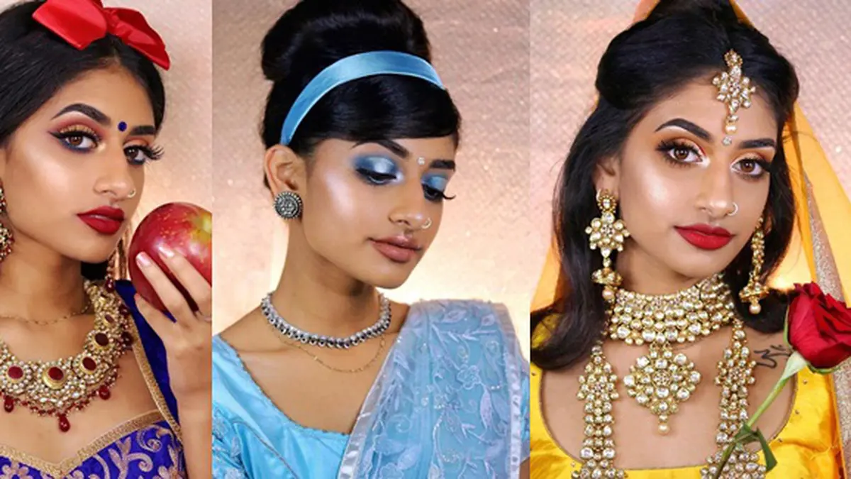 Berkulit Eksotis, Gadis India Ini Cantik dengan Makeup Ala Puteri ...
