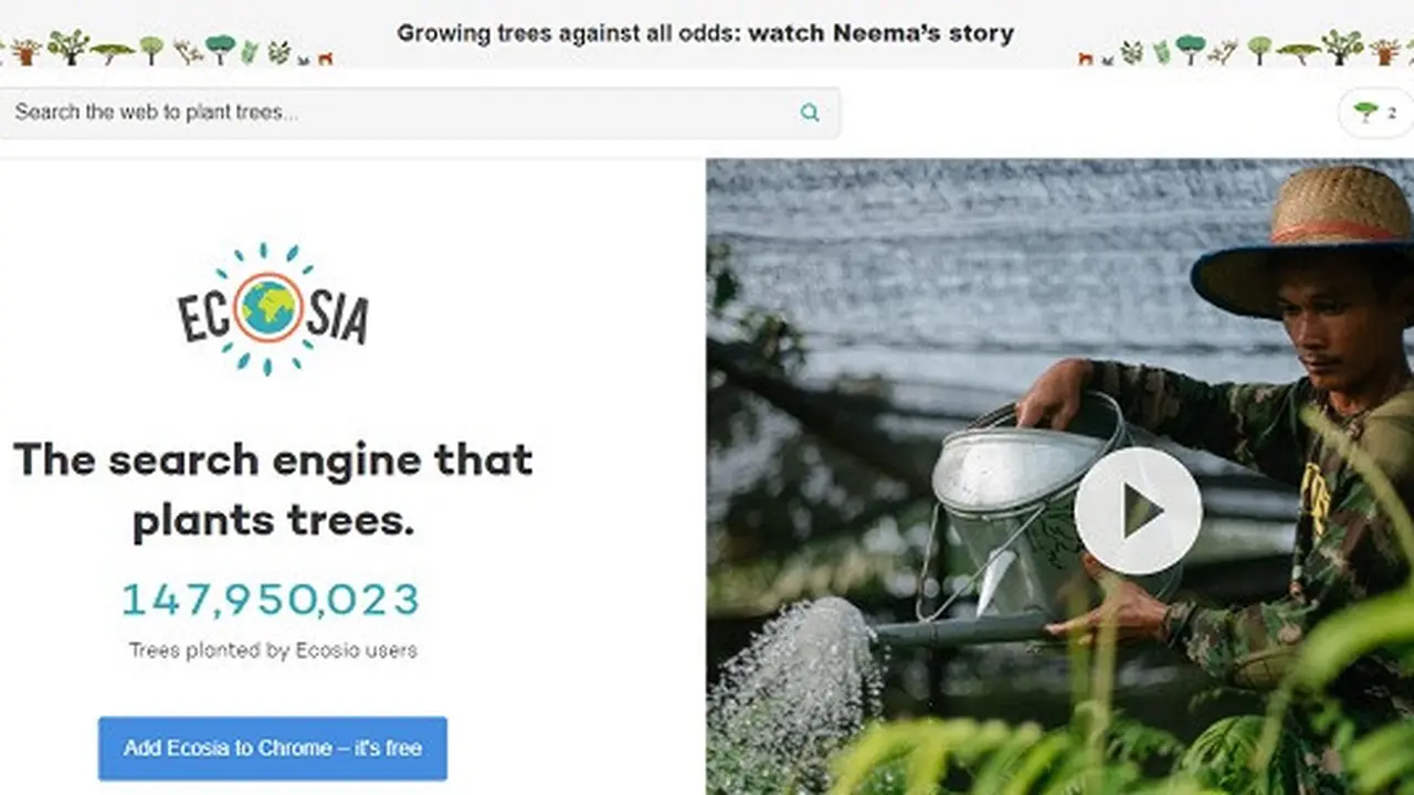 Mengenal Ecosia, Search Engine yang Sumbang Pendapatannya untuk Menanam ...