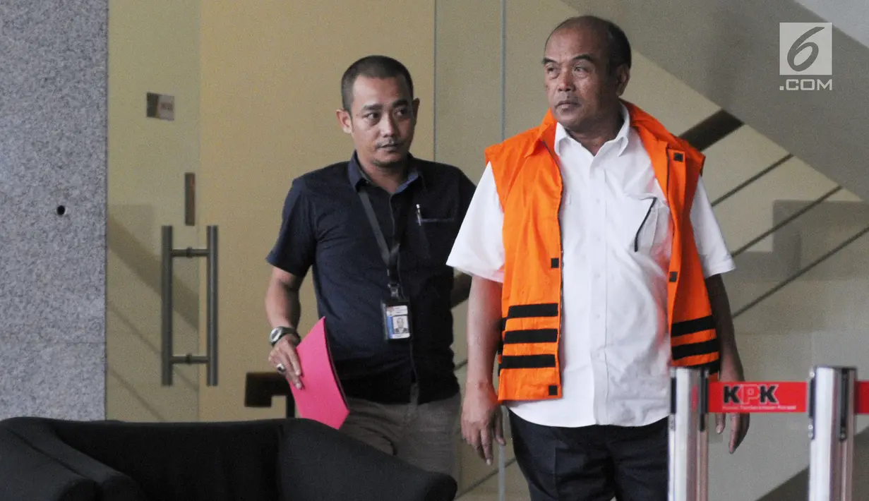 FOTO: Tiga Kali Diperiksa, KPK Resmi Menahan Mantan Dirut PT Jasindo - Foto Liputan6.com