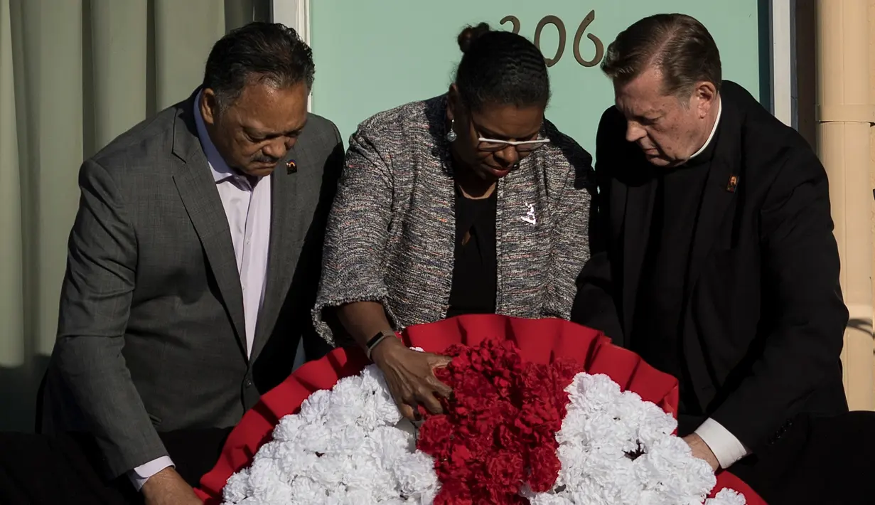 FOTO: Warga AS Peringati 50 Tahun Pembunuhan Martin Luther King Jr ...