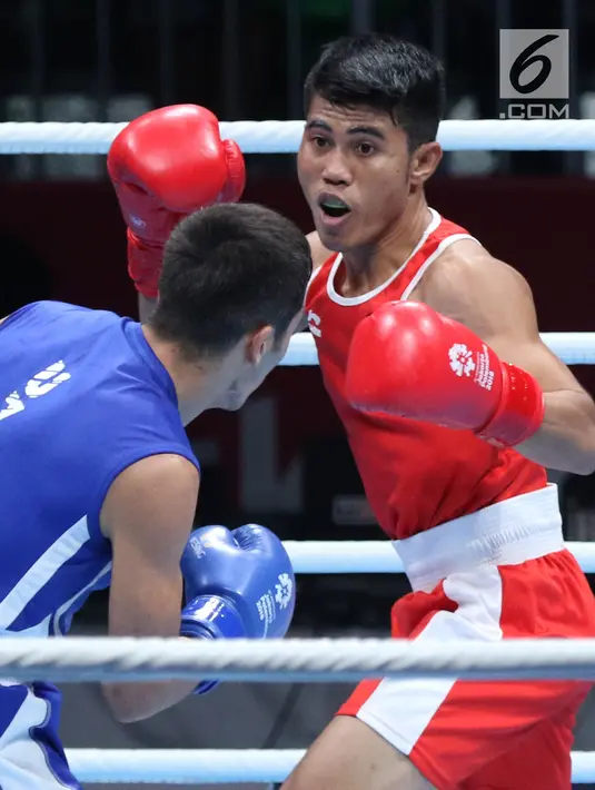 FOTO: Sunan Agung Amoragam Gagal ke Final Bantam Putra 56kg Asian Games ...
