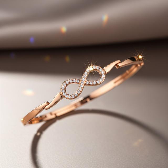 8 Tren Gelang Emas Rose Gold Kombinasi Kristal Swarovski untuk Gaya ...