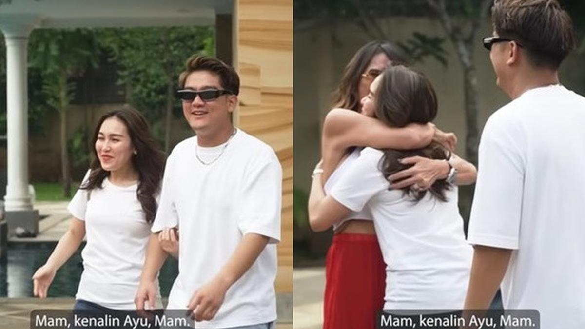 6 Potret Ayu Ting Ting Bertemu Keluarga Boy William, Masih Malu-Malu ...
