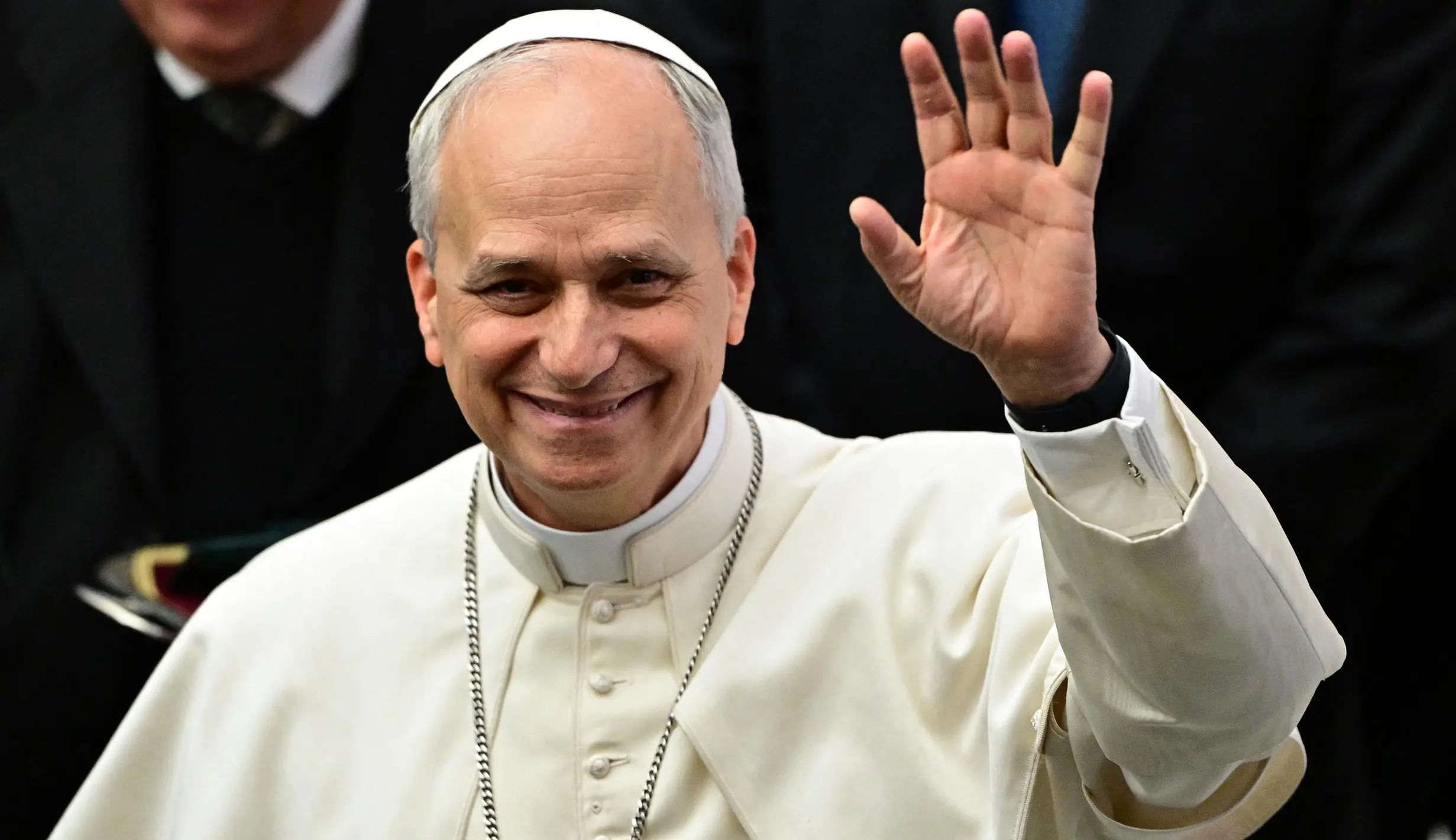 Momen Perdana Paus Leo XIV Menyapa Langsung Para Jurnalis - Foto ...