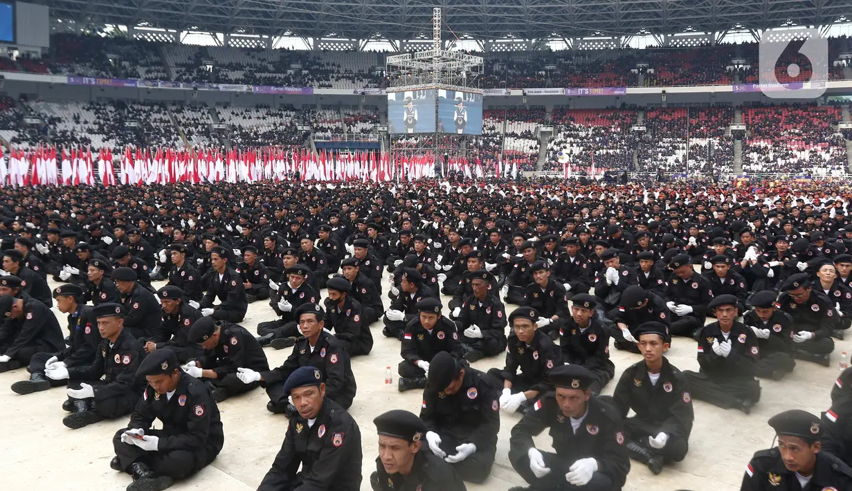 Ribuan Kader dan Simpatisan Padati Stadion GBK saat Apel Perubahan ...