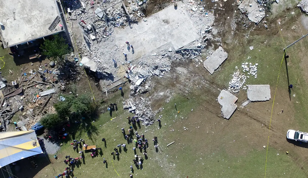 Gudang Kembang Api Meledak di Meksiko, 11 Anak Tewas - Foto Liputan6.com