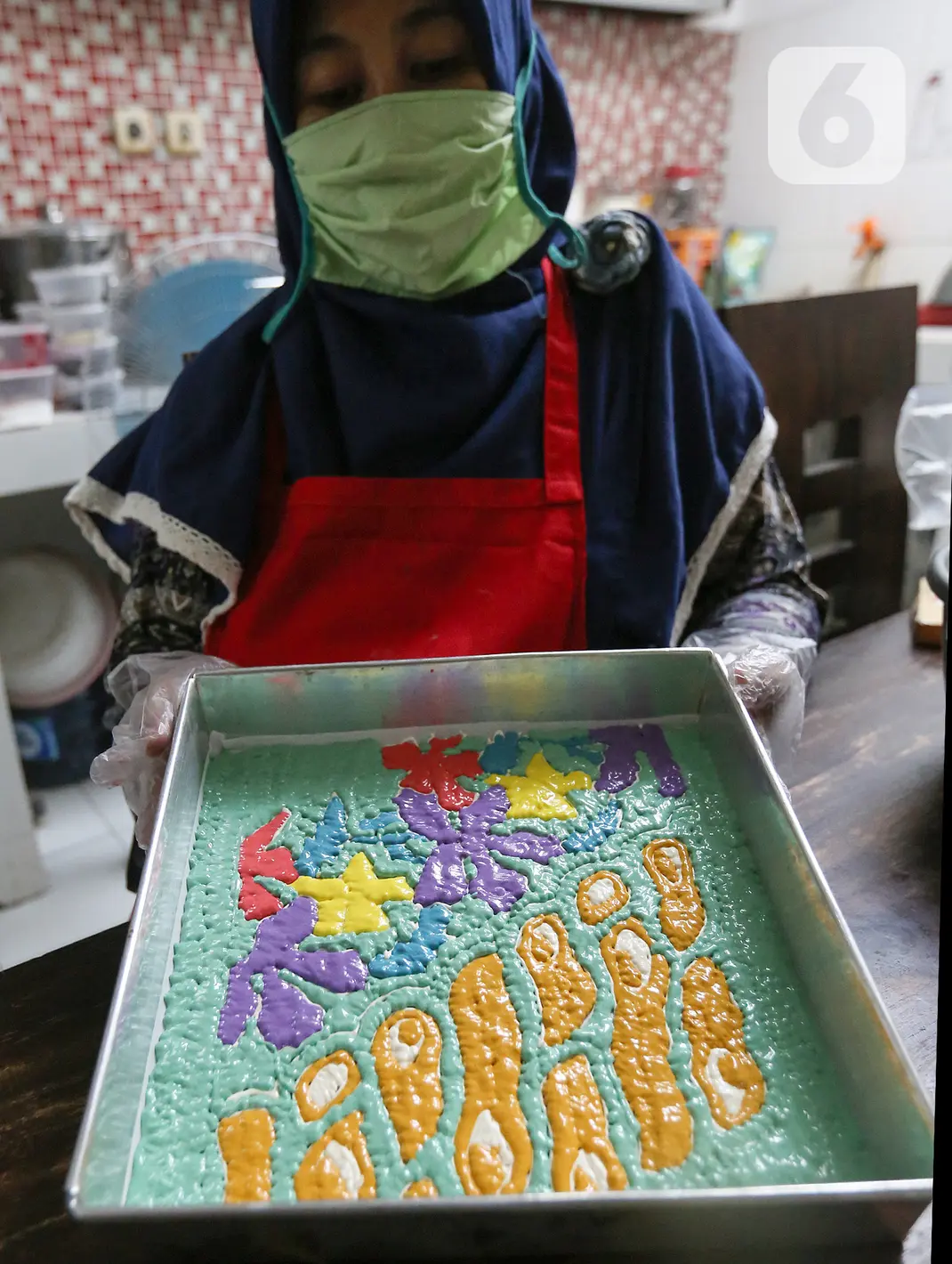 FOTO: Kreasi Kue Bolu dan Brownies Batik ala Dapur Syabina - Foto ...