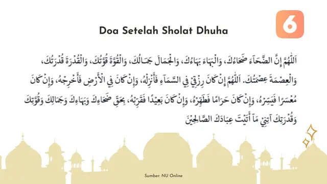 3 Doa Setelah Sholat Dhuha Lengkap: Bacaan Arab, Latin dan Artinya ...
