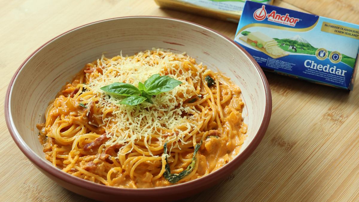 Resep Cheesy Rose Spaghetti yang Cocok untuk Menu di Akhir Pekan