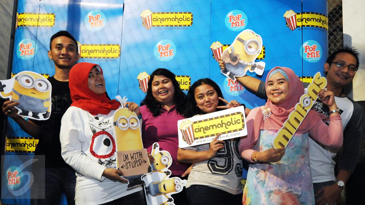 Di Bekasi, Minions Diserbu Anak-Anak dan Dewasa