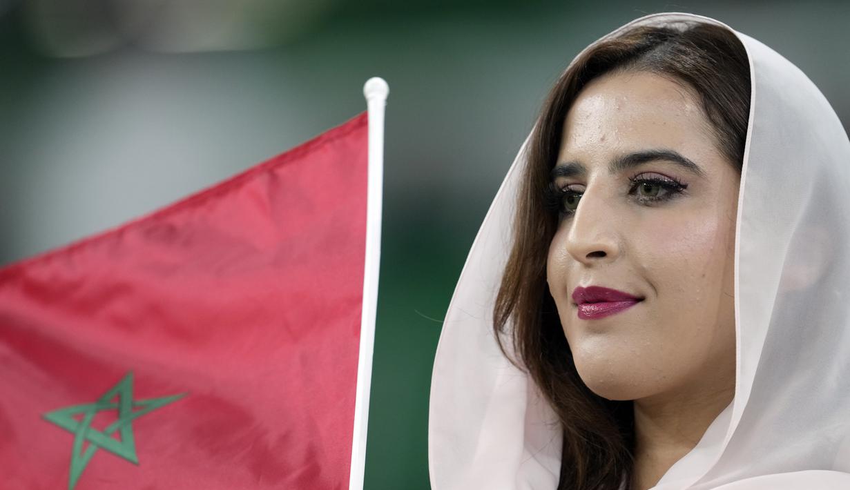 Potret Fans Maroko Yang Cantik-Cantik di Piala Dunia 2022 - Foto ...