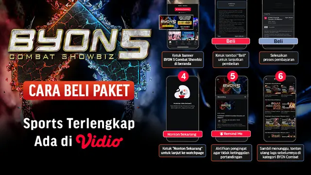 Beli Paket Byon Combat 5 Showbiz Termurah di Sini! - Ragam Bola.com