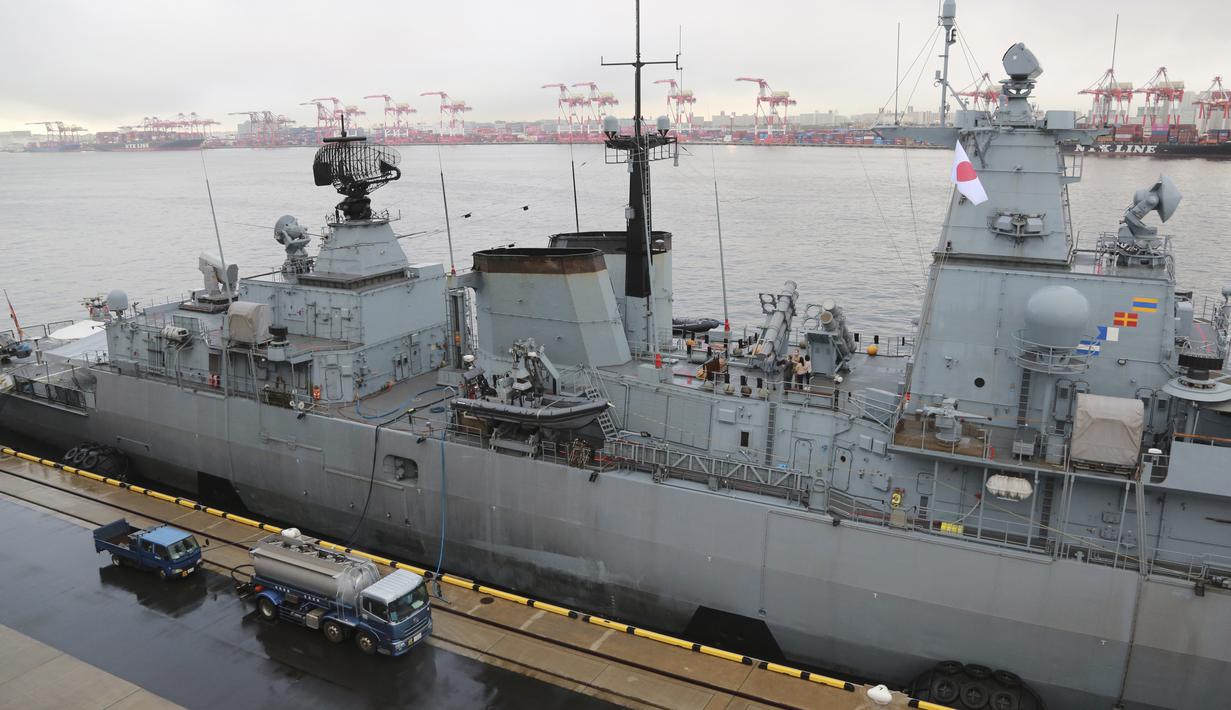 FOTO: Kapal Fregat Jerman Singgah di Tokyo - Foto Liputan6.com