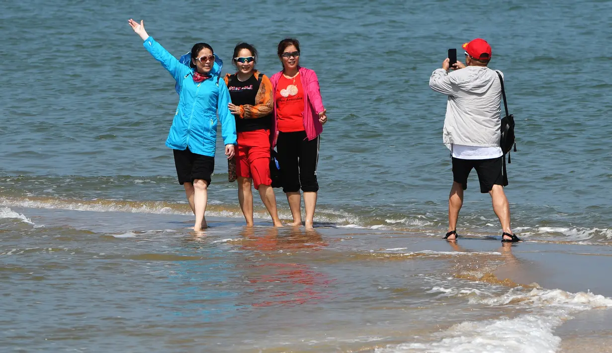 FOTO: Pesona Gosong Pasir yang Jadi Objek Wisata Populer - Foto ...