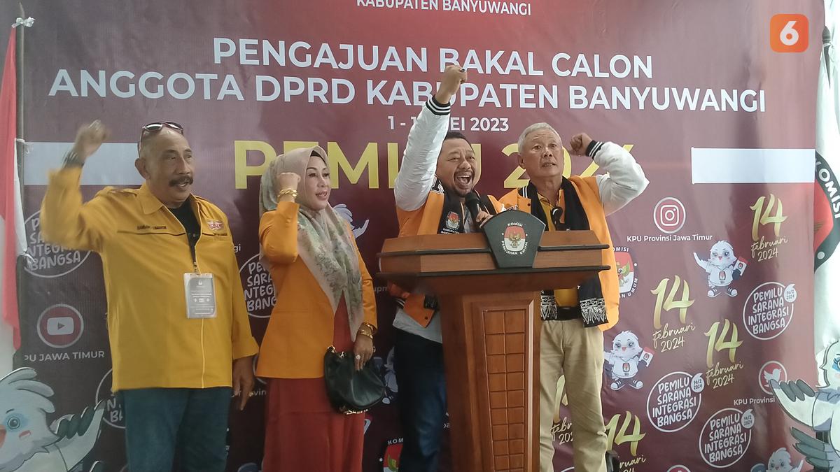 Hanura Daftarkan 50 Caleg ke KPU Banyuwangi, Target Raih 10 Kursi DPRD