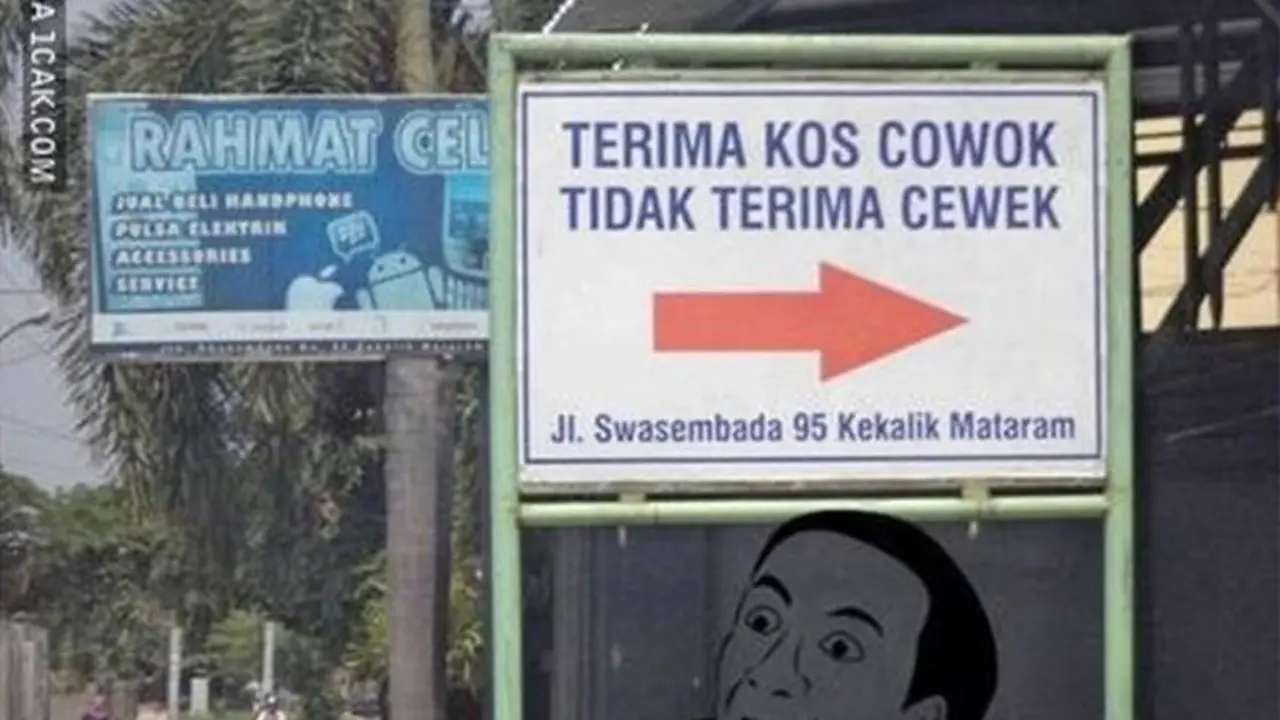 6 Tulisan Terima Kos Putra Ini Bikin Tepuk Jidat - Hot Liputan6.com