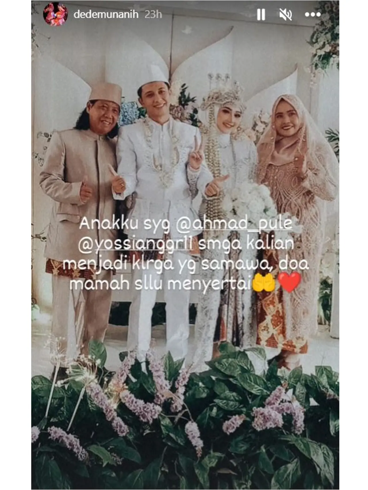 6 Potret Pernikahan Ahmad Pule Anak Komedian Mastur, Akad di Hari Ultah ...