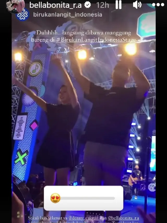 Selepas Malam Pertama, Denny Caknan Langsung Tarik Bella Bonita ke Atas Panggung buat Konser ...