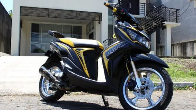 10 Perubahan Modifikasi Street-Elegan Yamaha Soul GT - Berita Liputan6.com